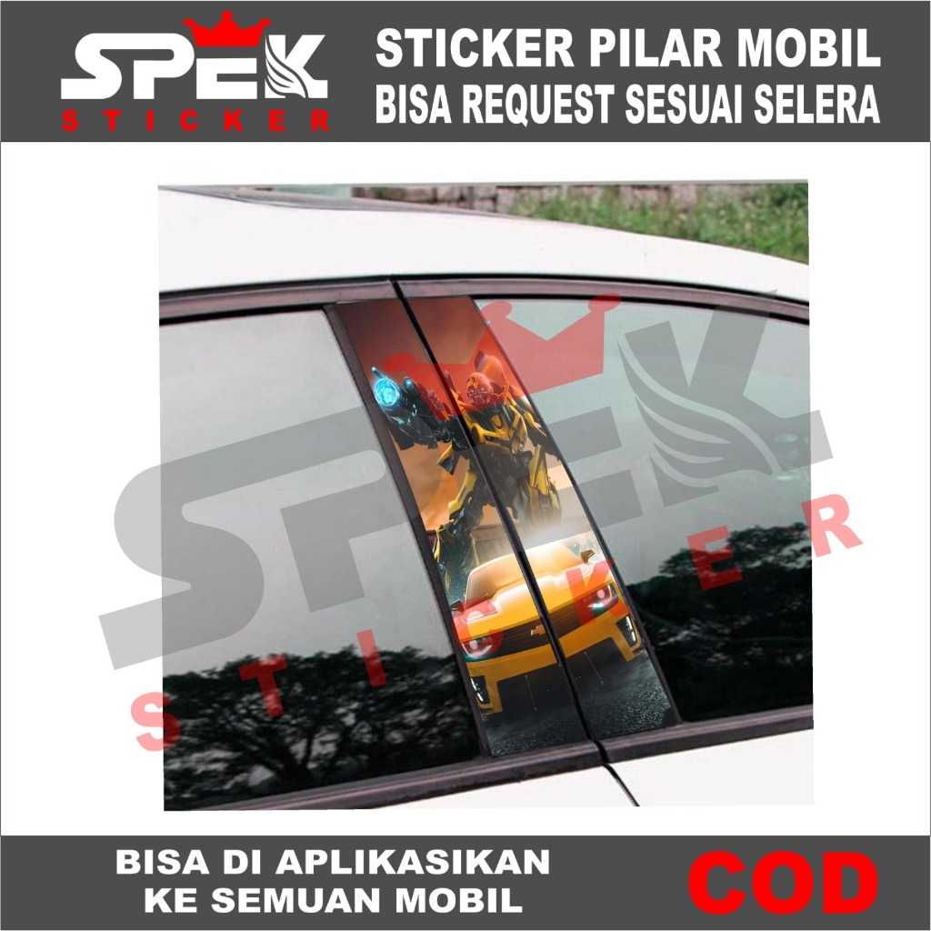 Jual STICKER PILAR PINTU MOBIL BISA REQUEST SESUAI SELERA 6 | Shopee ...