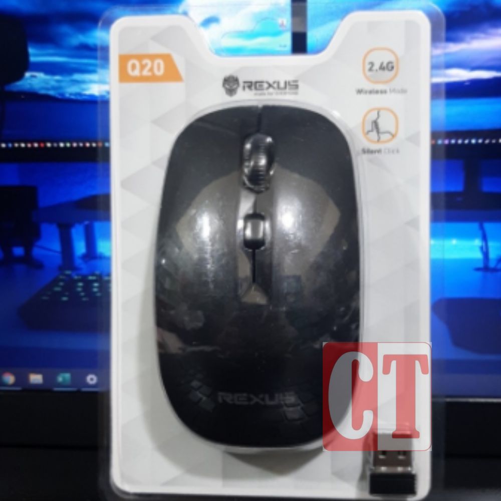 Jual Rexus Mouse Wireless Q20 Silent | Shopee Indonesia