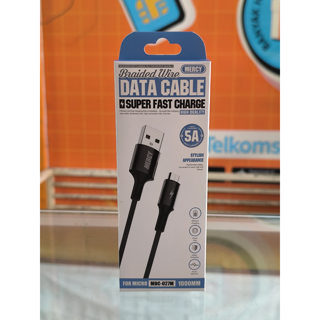 Jual KABEL DATA MERCY MIKRO SUPER FAST CHARGE | Shopee Indonesia