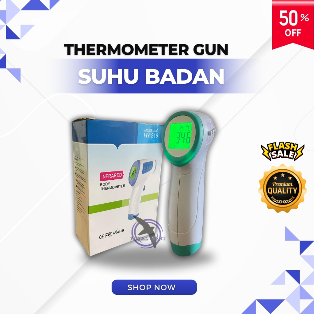 Jual Thermometer Gun Digital Termometer Tembak Thermometer Infrared ...