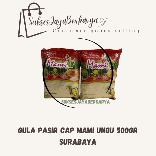 Jual Gula Pasir cap Mami Ungu 500gram, 1kg/ Gula Pasir Kristal 500gr ...