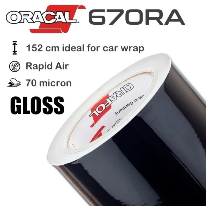 Jual Meteran Stiker Sticker Oracal 670RA 670 RA Rapid Air Premium Wrap ...