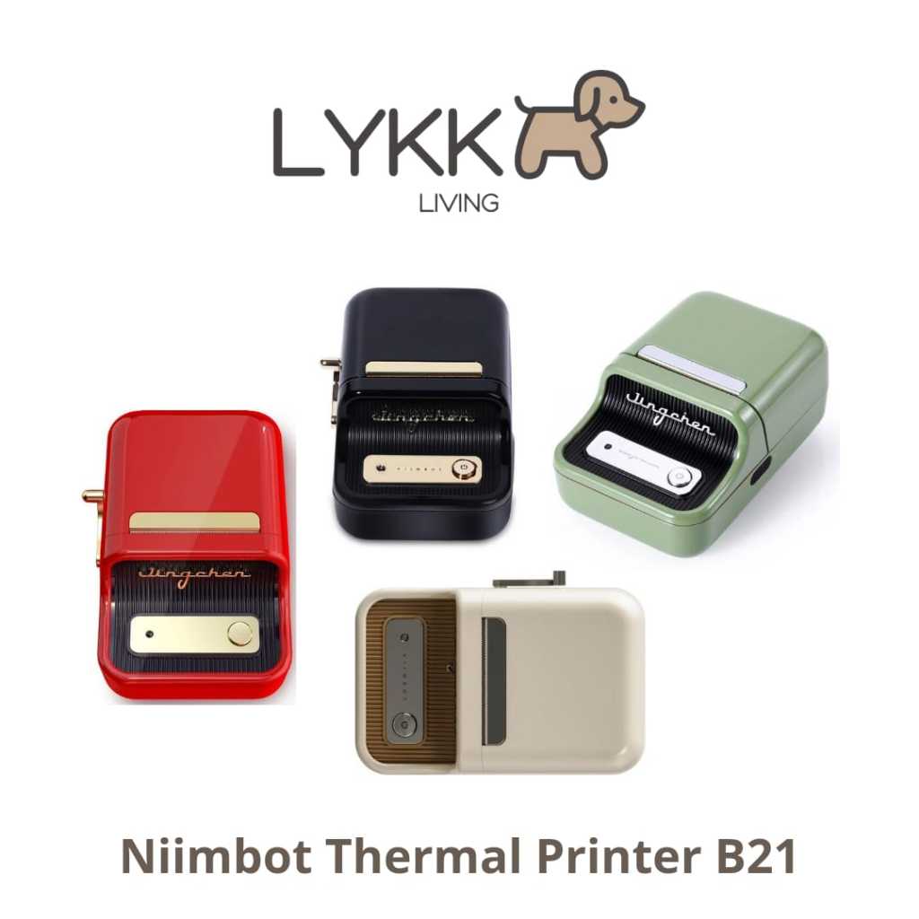 Jual Niimbot B21 Mini Wireless Portable Label Thermal Printer | Shopee ...