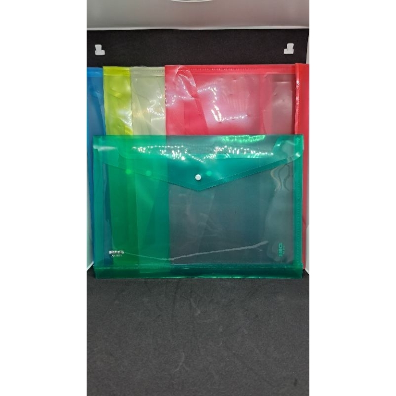 Jual MAP PLASTIK KANCING F4 / FOLIO MAP KANCING POLOS (PER PAK / 12 PCS ...