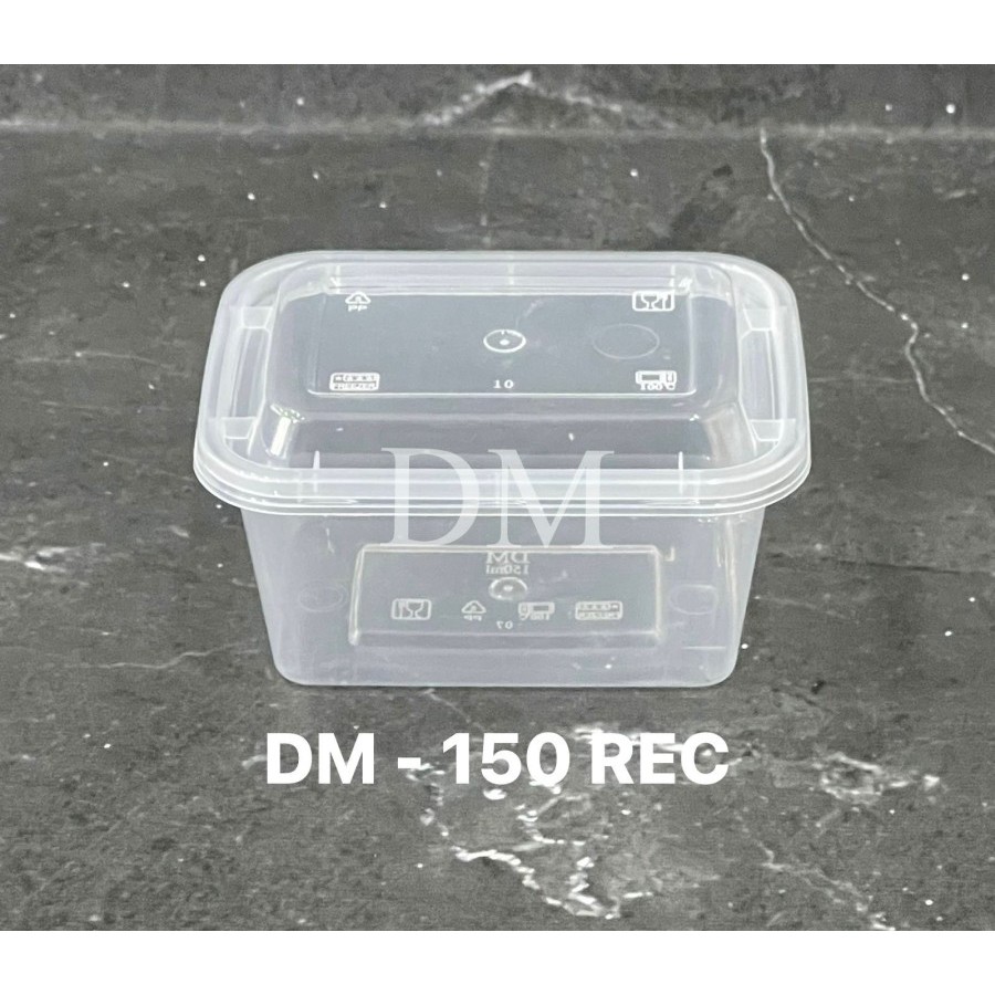 Jual Isi 25pcs Thinwall Kotak DM 150ml REC / Food Container Box | Shopee Indonesia