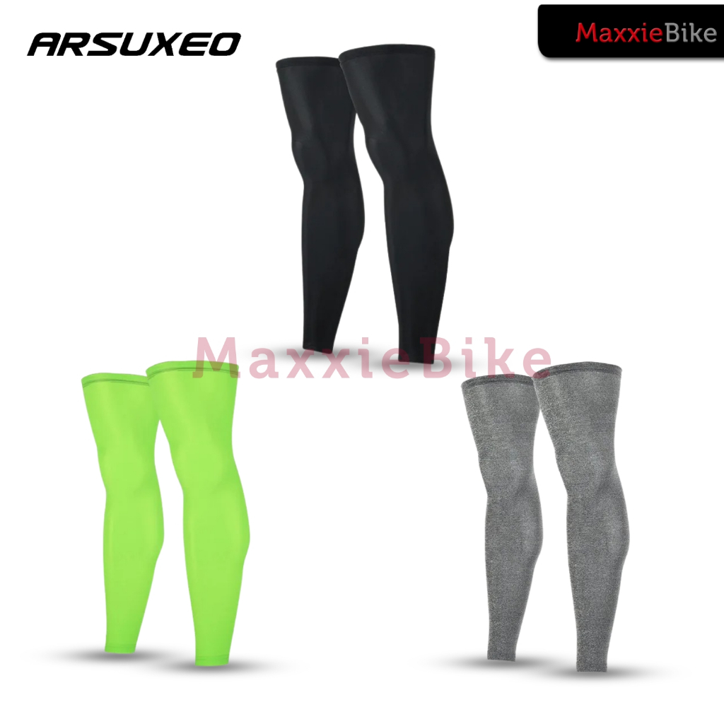 Jual ARSUXEO Manset Kaki Sepeda Leg Sleeve Warmer Sun Screen Legging ...
