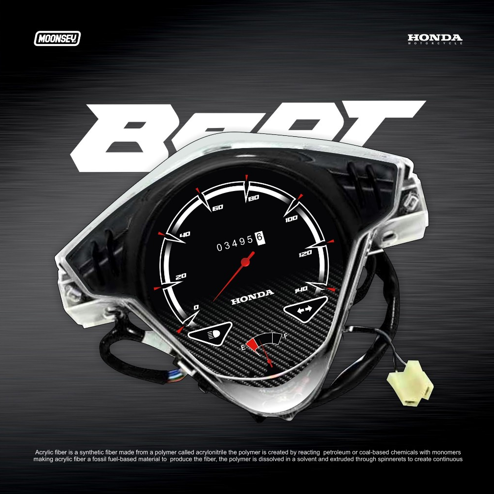 Jual Papan Panel Speedometer Honda Beat Karbu ( PREMIUM CARBON ...