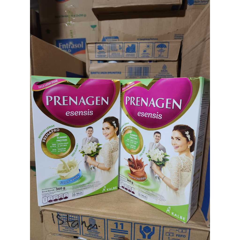 Jual PRENAGEN ESENSIS VELVETY CHOCO/ FRENCH VANILA 360 gr PROMIL | Susu ...