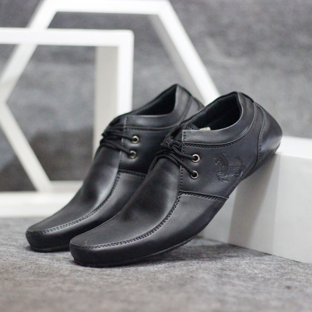 Jual COD Sepatu Pansus Kulit Sapi Asli Semi Formal Kerja Kantor Pria ...