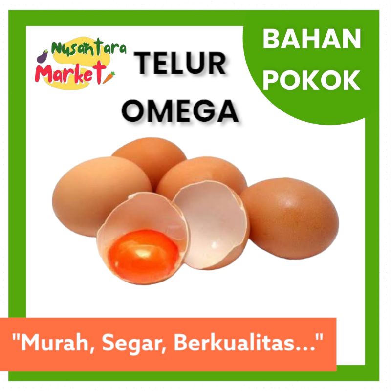 Jual TELUR OMEGA PREMUIM | 10PCS | NUSANTARA MARKET | Shopee Indonesia