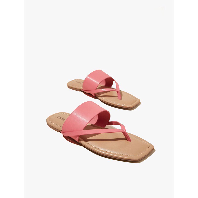 Jual BARU - Sandal RUBI Gabby Flip Flop Slide - Vintage Pink Vegan L ...