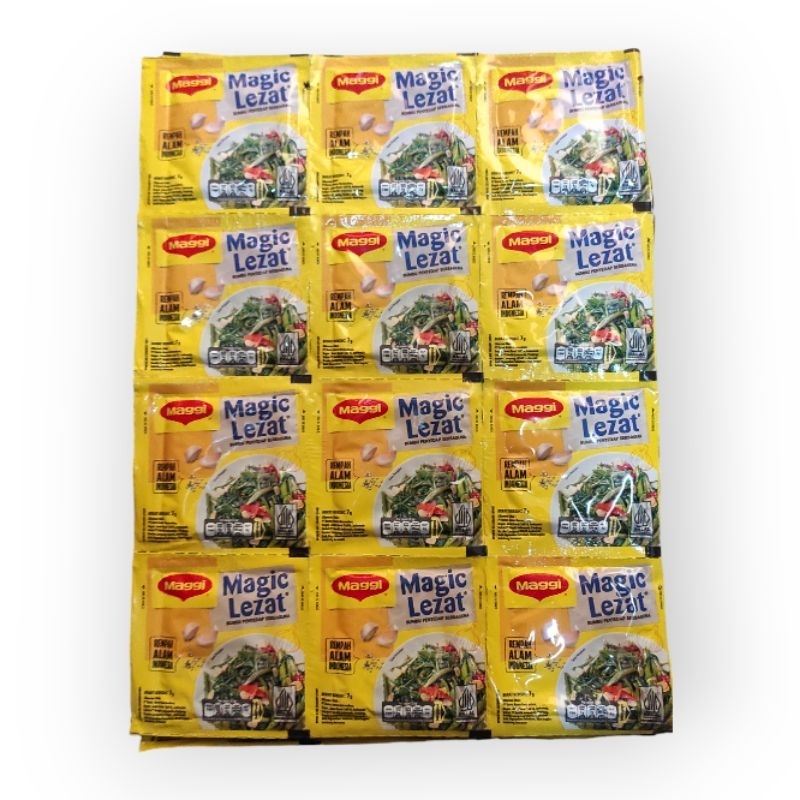 Jual MAGGI MAGIC LEZAT RENTENG (12X7g) / PENYEDAP RASA MAGIC LEZAT ...