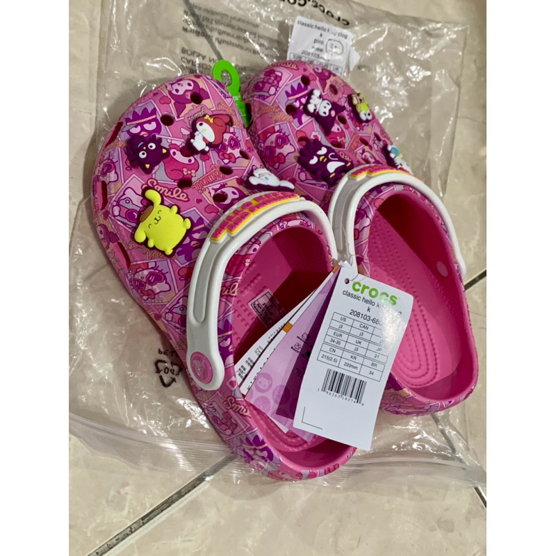 Jual CROCS classic Tema Hello Kitty anak NEW | Shopee Indonesia