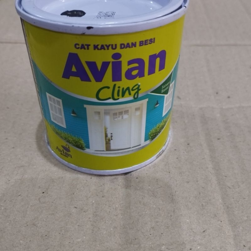 Jual cat besi dan kayu Avian Cling 200 cc hitam dop | Shopee Indonesia