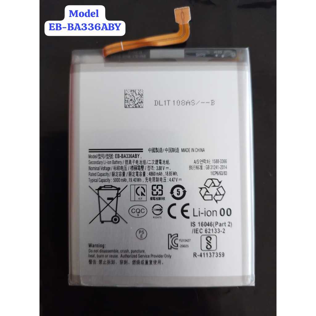 Jual (CQ) EB-BA336ABY 100% BARU Kapasitas Asli Baterai Hp Samsung A24S ...