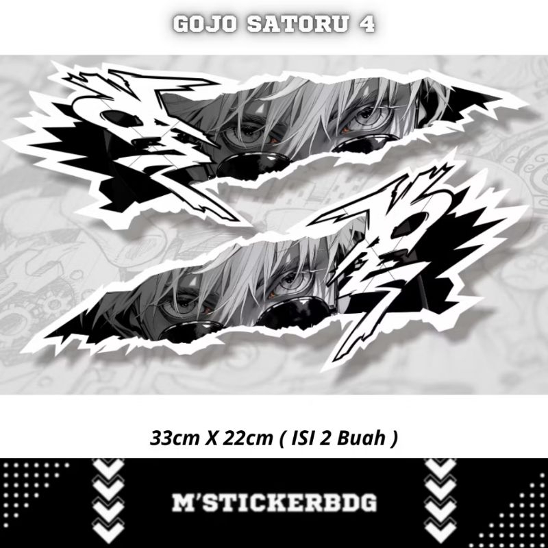 Jual STICKER PACK PRINTCUT STIKER ALL TYPE MOTOR MOTIF ANIME GOJO ...