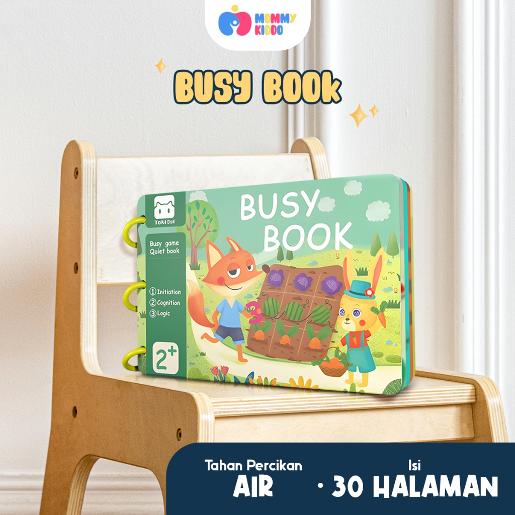 Jual MOMMY KIDDO Buku Aktivitas Velcro Anak 30pages Quiet Busy Book ...
