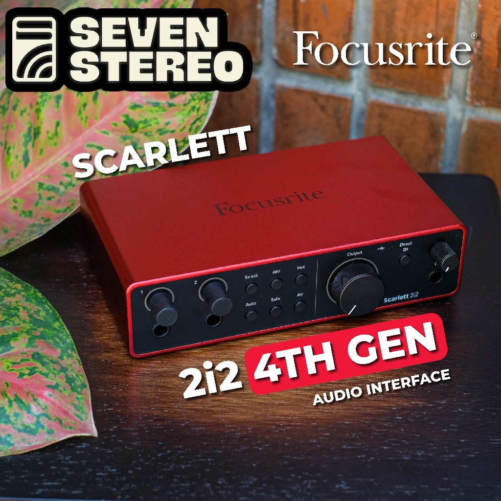 Jual Focusrite Scarlett 2i2 4th Gen USB Audio Interface - Soundcard ...