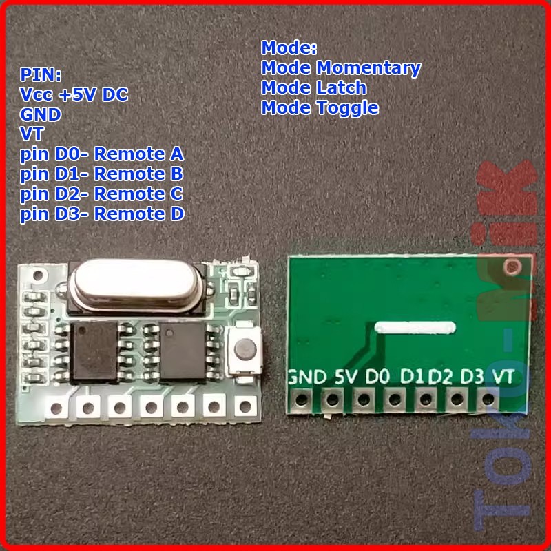 Jual DIY Modul Smart Remote Control Module Transmitter dan Receiver ...