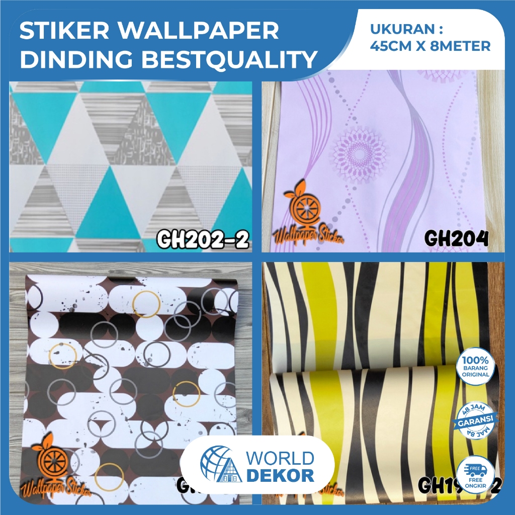Jual Wallpaper Dinding Wallstiker Aesthetic Wallpaper Dinding Premium ...