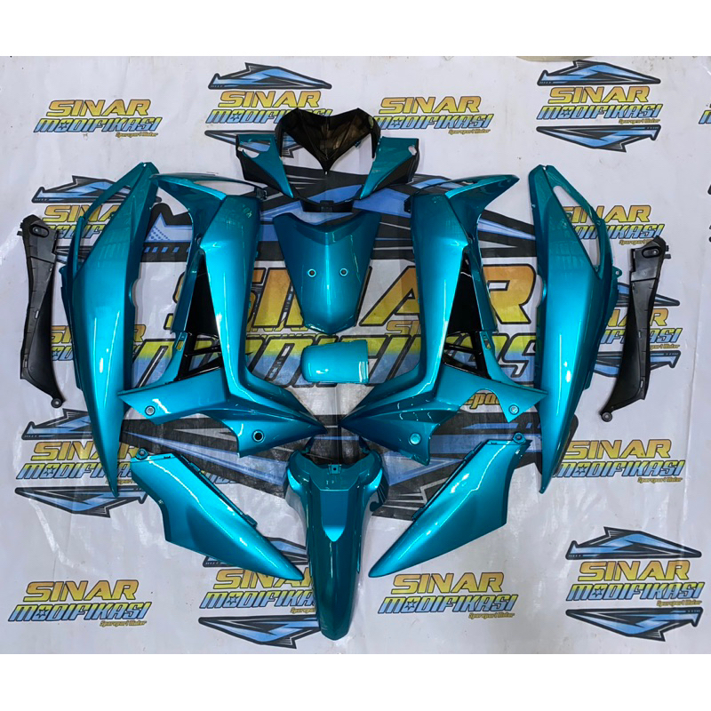 Jual fullbody halus kasar supra x 125 R/ Batman warna biru relaxa muda ...