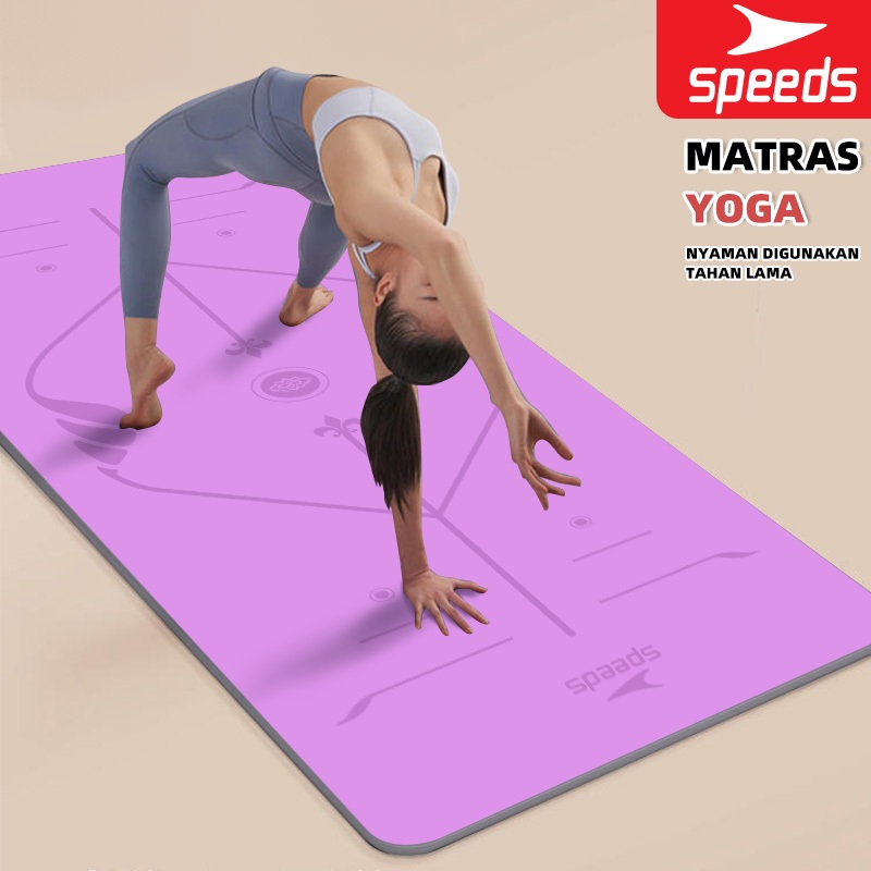 Jual SPEEDS Matras Yoga Anti-Selip 6MM - Kenyamanan Maksimal dengan ...