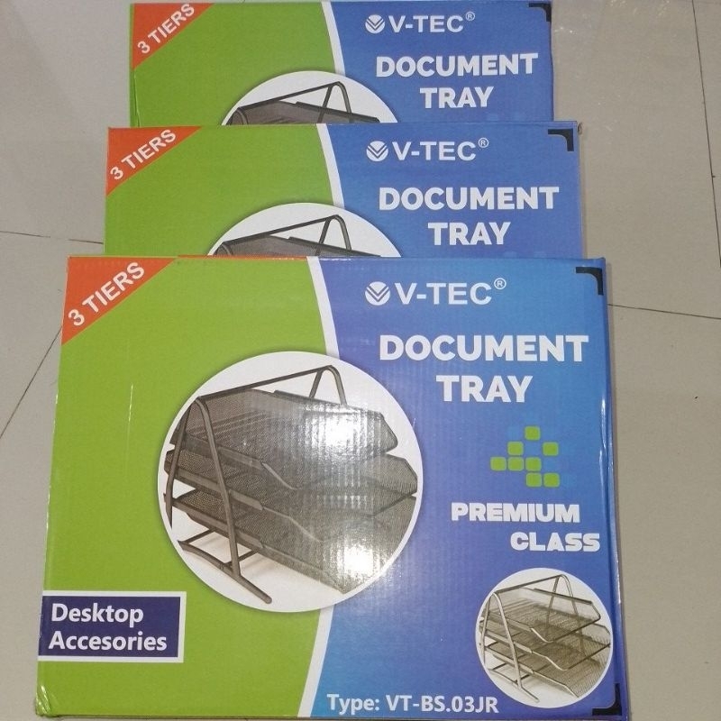 Jual Rak Susun Dokumen Documen Tray 3 Susun V-TEC VT-BS.03JR ( Pcs ...