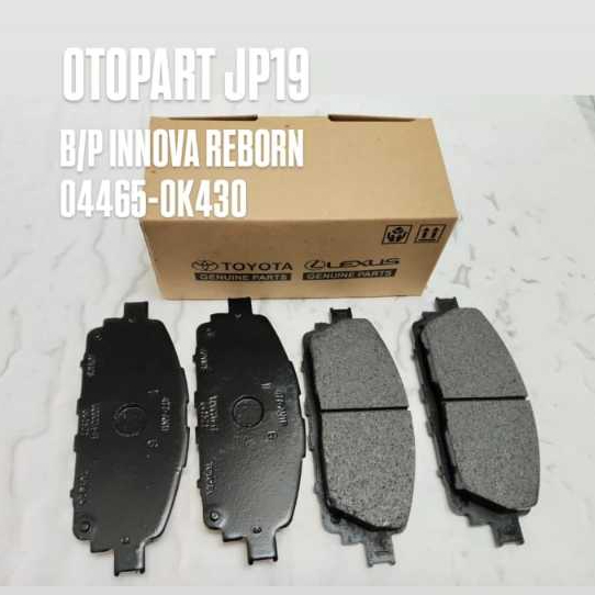 Jual BRAKE PAD INNOVA REBORN KAMPAS REM DEPAN INNOVA REBORN 04465-0K430 ...