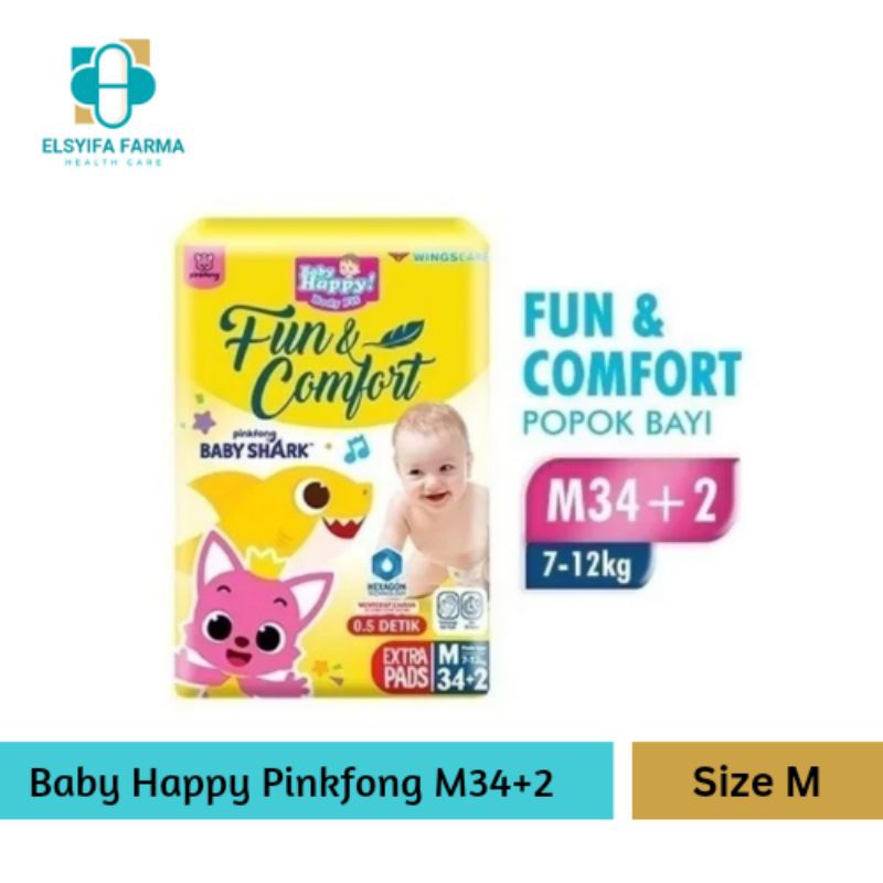 Jual Baby Happy Pinkfong Baby Shark | Diapers baby | Shopee Indonesia
