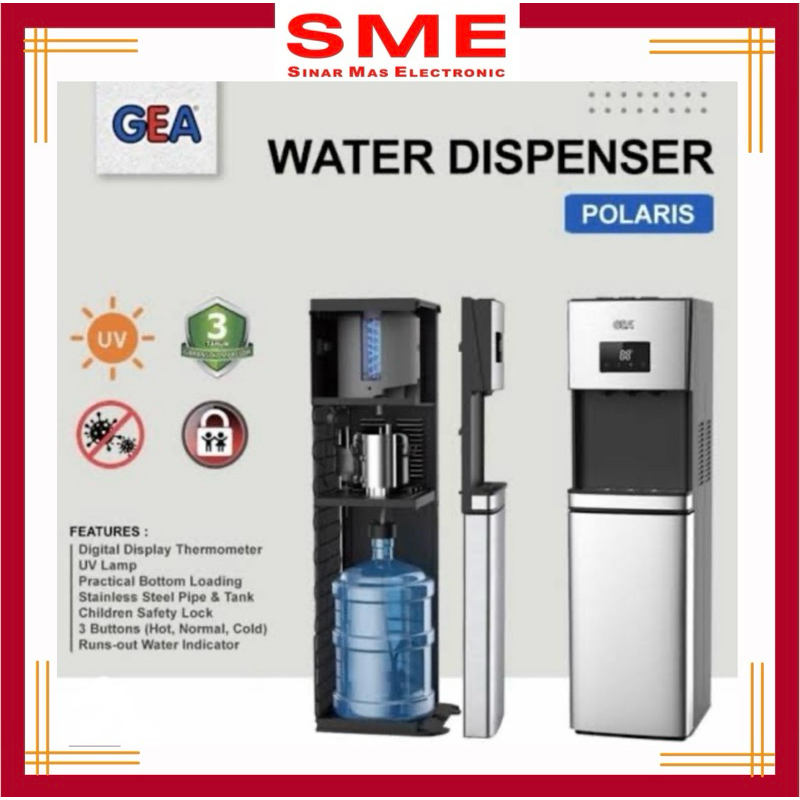 Jual Dispenser Galon Bawah GEA POLARIS | Shopee Indonesia