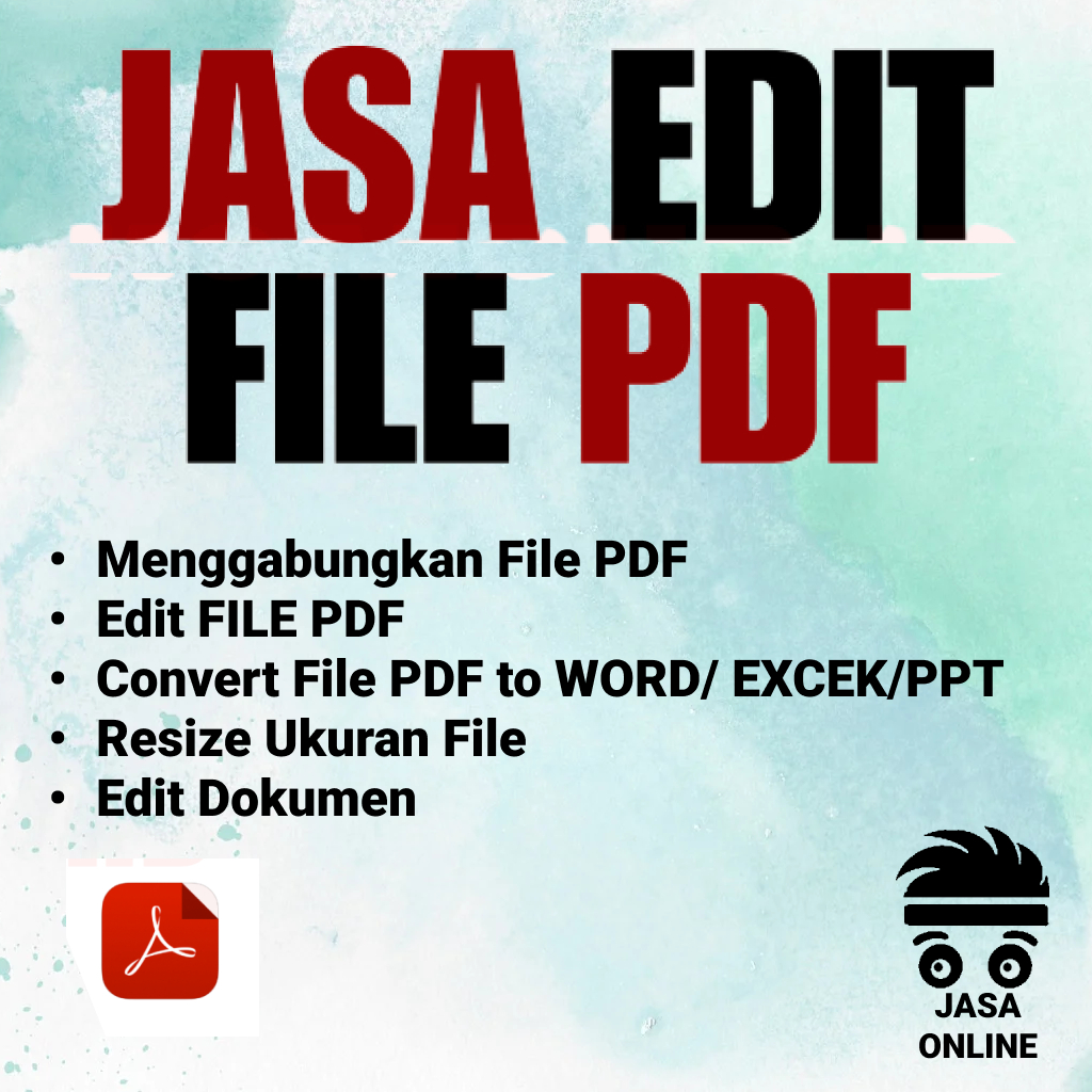 Jual Edit File PDF | Dokumen | Gambar | Desain Edit PDF BEBAS | Shopee ...