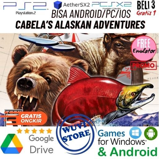 Jual PS 2 Cabela’s Alaskan Adventures | Bisa di PC / Android / IOS Plus Emulator | Beli 3 Gratis ...