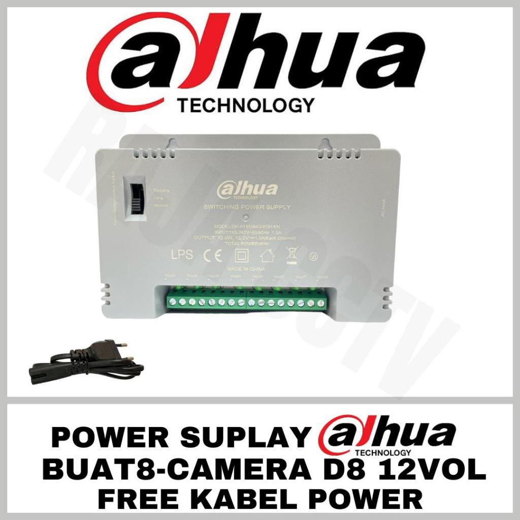 Jual POWER SUPPLY DAHUA 8 CHANNEL BUAT 8 CAMERA CCTV PSU 8CH | Shopee ...