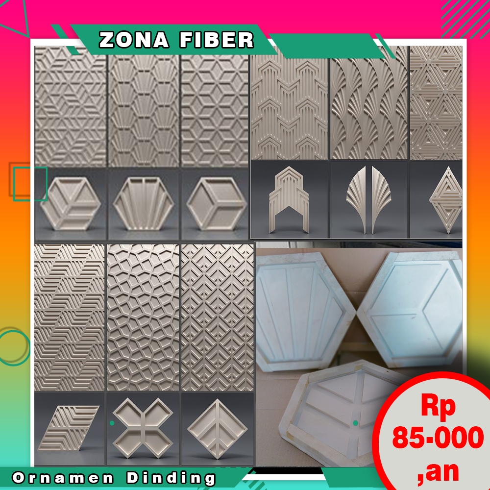 Jual Cetakan Ornamen Dinding Beton Tempel Masif Cetakan Ornamen Masif ...