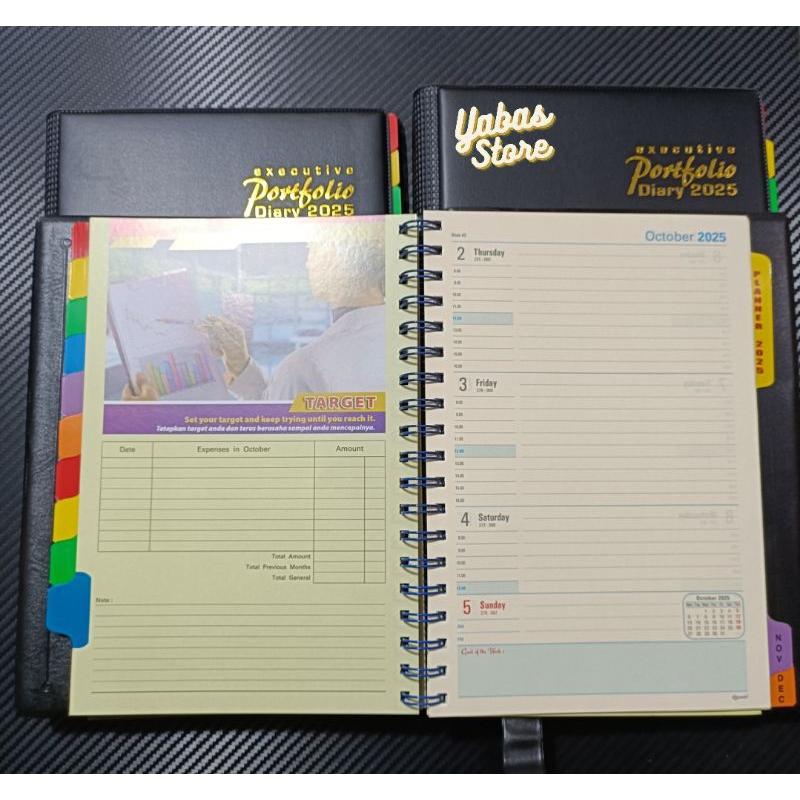 Jual BUKU AGENDA / NOTEBOOK ExCUTIVE PORTFOLIO DIARY 2025 | Shopee ...