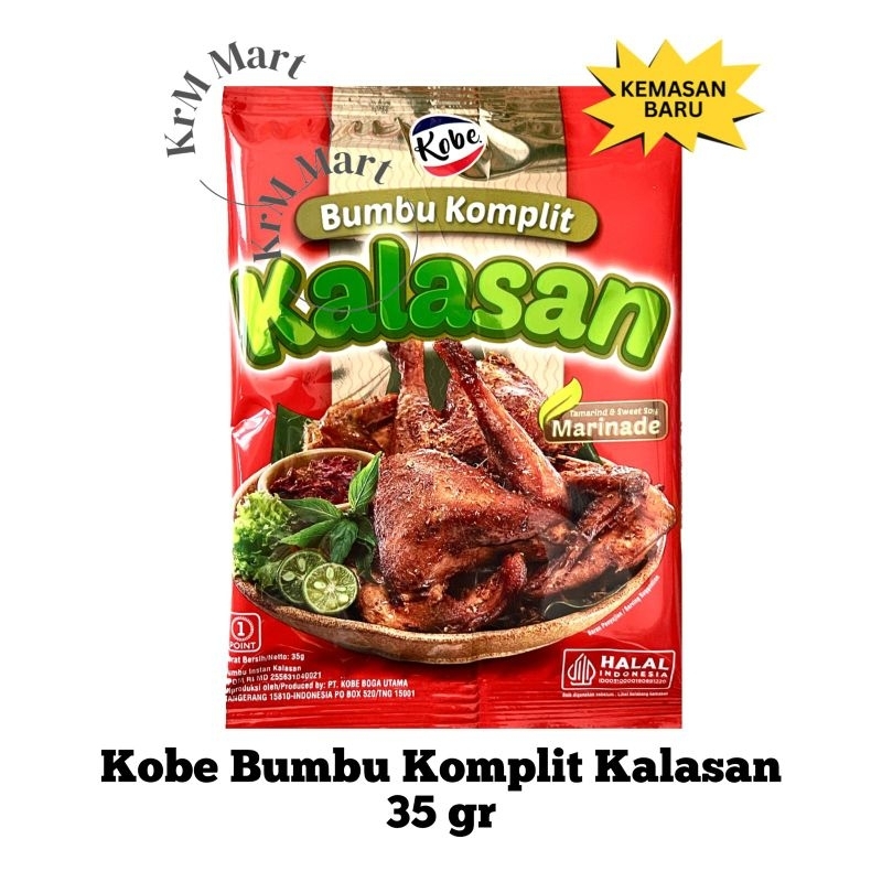 Jual Kobe Bumbu Komplit Kalasan 35 gr ayam 35gr | Shopee Indonesia