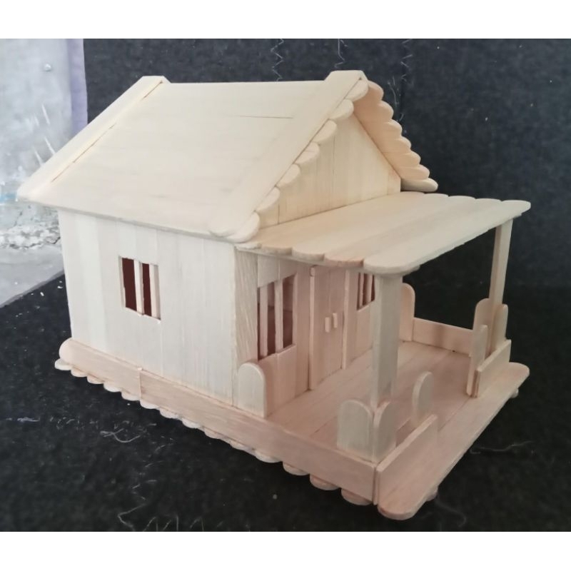 Jual Kerajinan dari stick es krim rumah adat Betawi | Shopee Indonesia