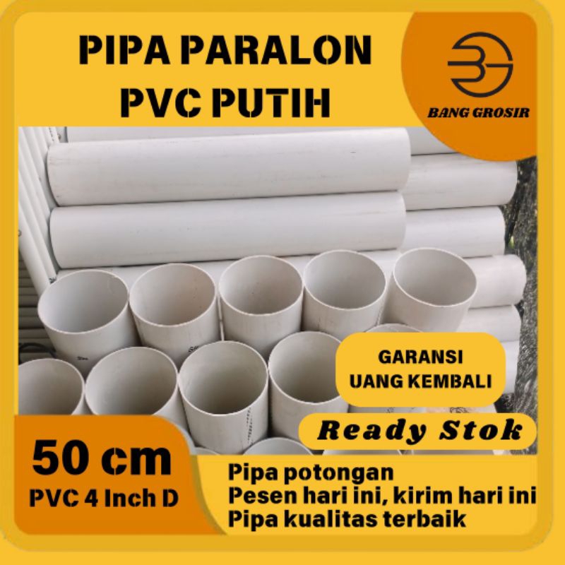 Jual Pipa paralon PVC PUTIH 50cm , Tahan lama kualitas terbaik | Shopee ...