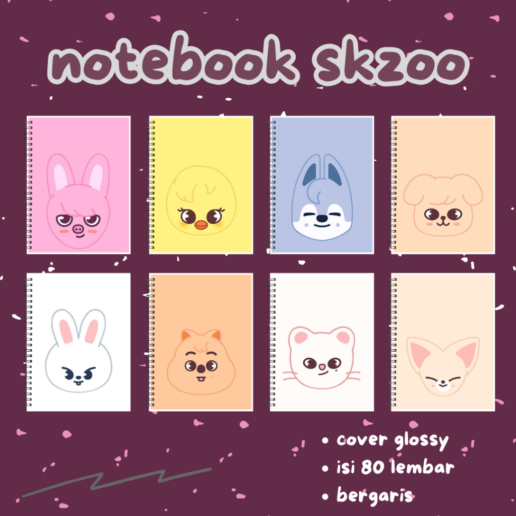 Jual SKZOO Stray Kids Notebook | Shopee Indonesia
