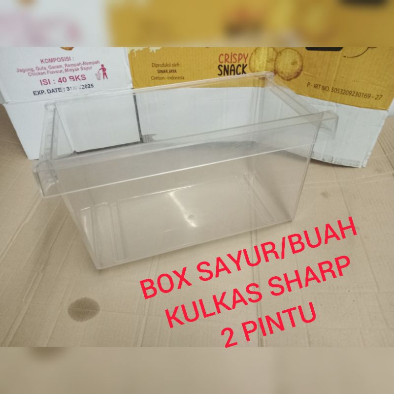 Jual BOX SAYUR/BUAH KULKAS SHARP. 2PINTU SECOND ORIGINAL | Shopee Indonesia