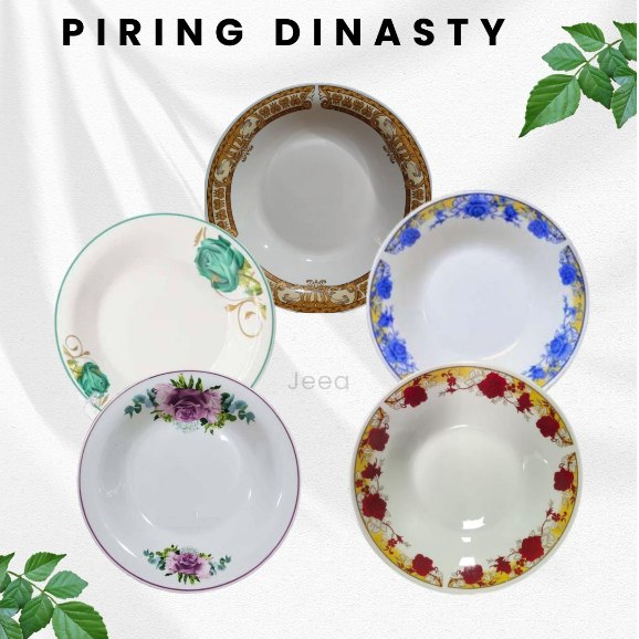 Jual PIRING DINASTY | Piring makan | piring motif unik | piring ...