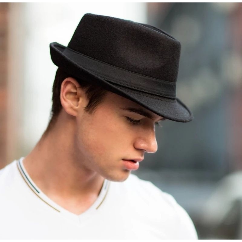 Jual COD | TOPI LAKEN KULIT DOMBA / TOPI FEDORA / TOPI TOMPI / TOPI HAT ...