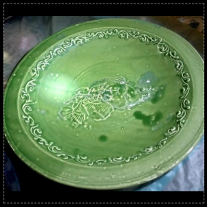 Jual Keramik Cina Kuno Piring Kuno Hijau | Shopee Indonesia