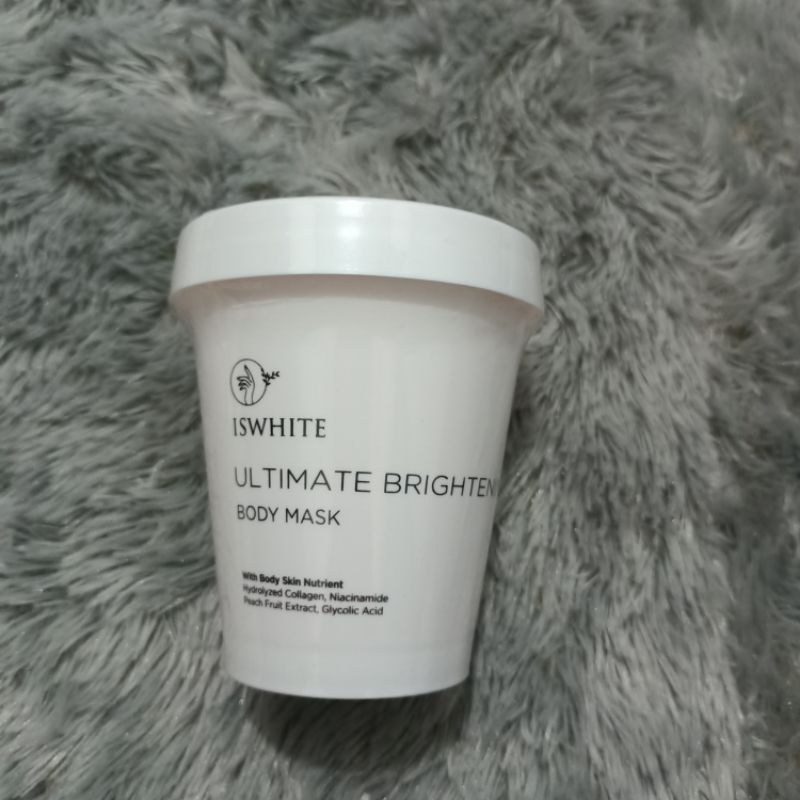 Jual ISWHITE ULTIMATE BRIGHTENING BODY MASK | Shopee Indonesia