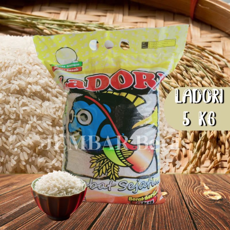 Jual BERAS LADORI PREMIUM 5kg | Shopee Indonesia