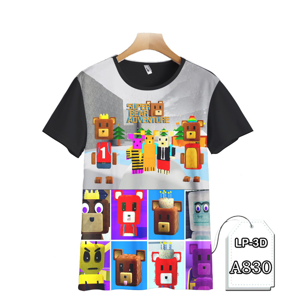 Jual Baju Super Bear Adventure Kaos Anak dan Dewasa Kaos Game Petualang ... Jual Baju Super Bear Adventure Kaos Anak dan Dewasa Kaos Game Petualang ...