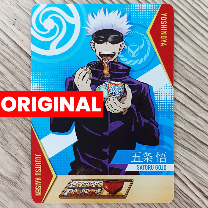 Jual Satoru Gojo Photocard Jujutsu Kaisen Yoshinoya Original | Shopee ...