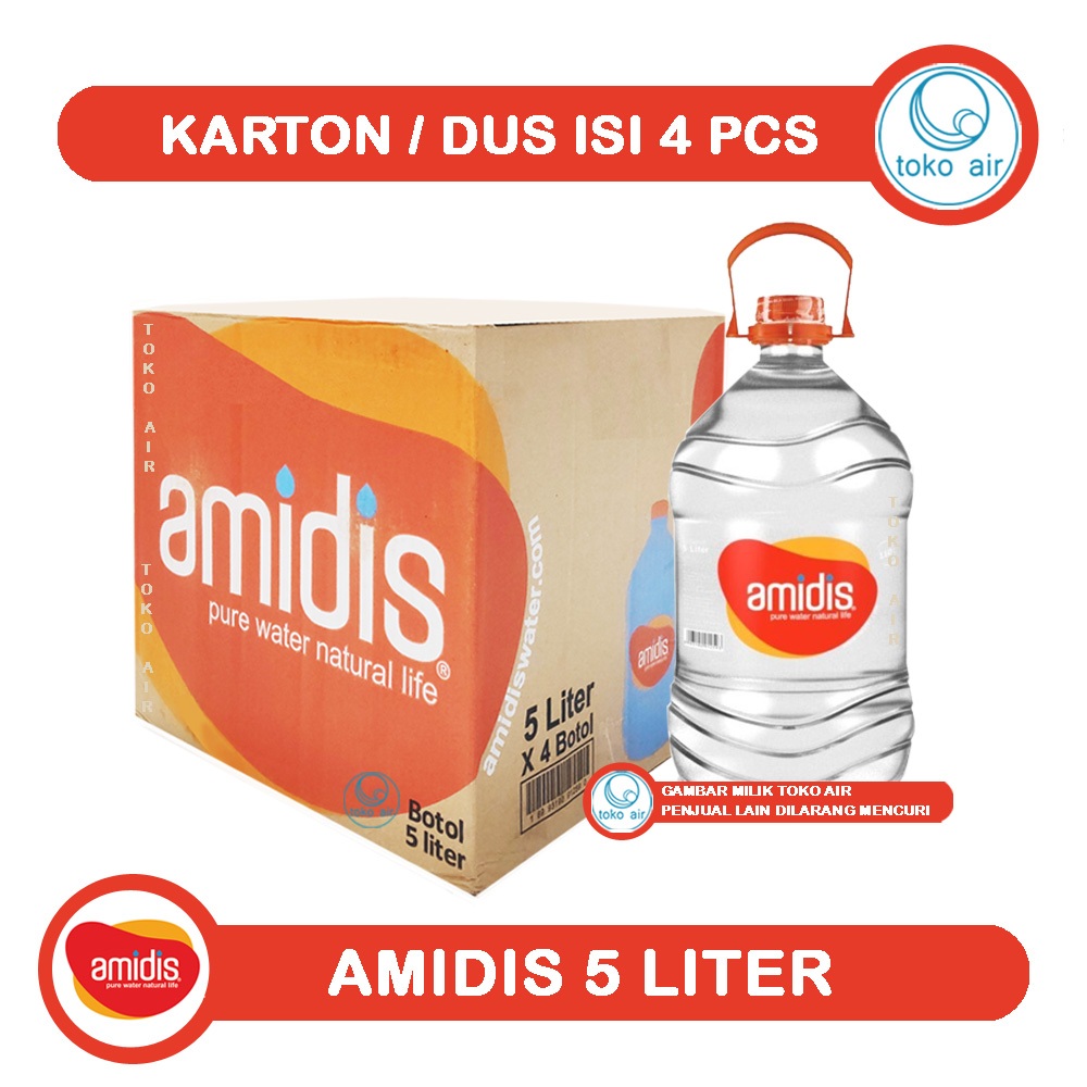 Jual Amidis 5 Liter Mini Galon - Air Minum Distilasi | Shopee Indonesia