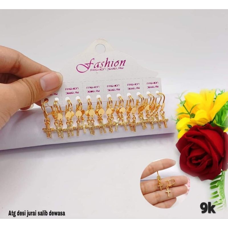 Jual Anting Deasy/ Anting Desi model Salib Wanita Dewasa Limited ...