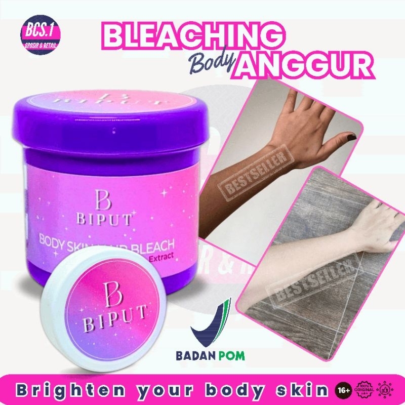 Jual BIPUT BLEACHING BADAN SUPER BPOM PEMUTIH BADAN | Shopee Indonesia